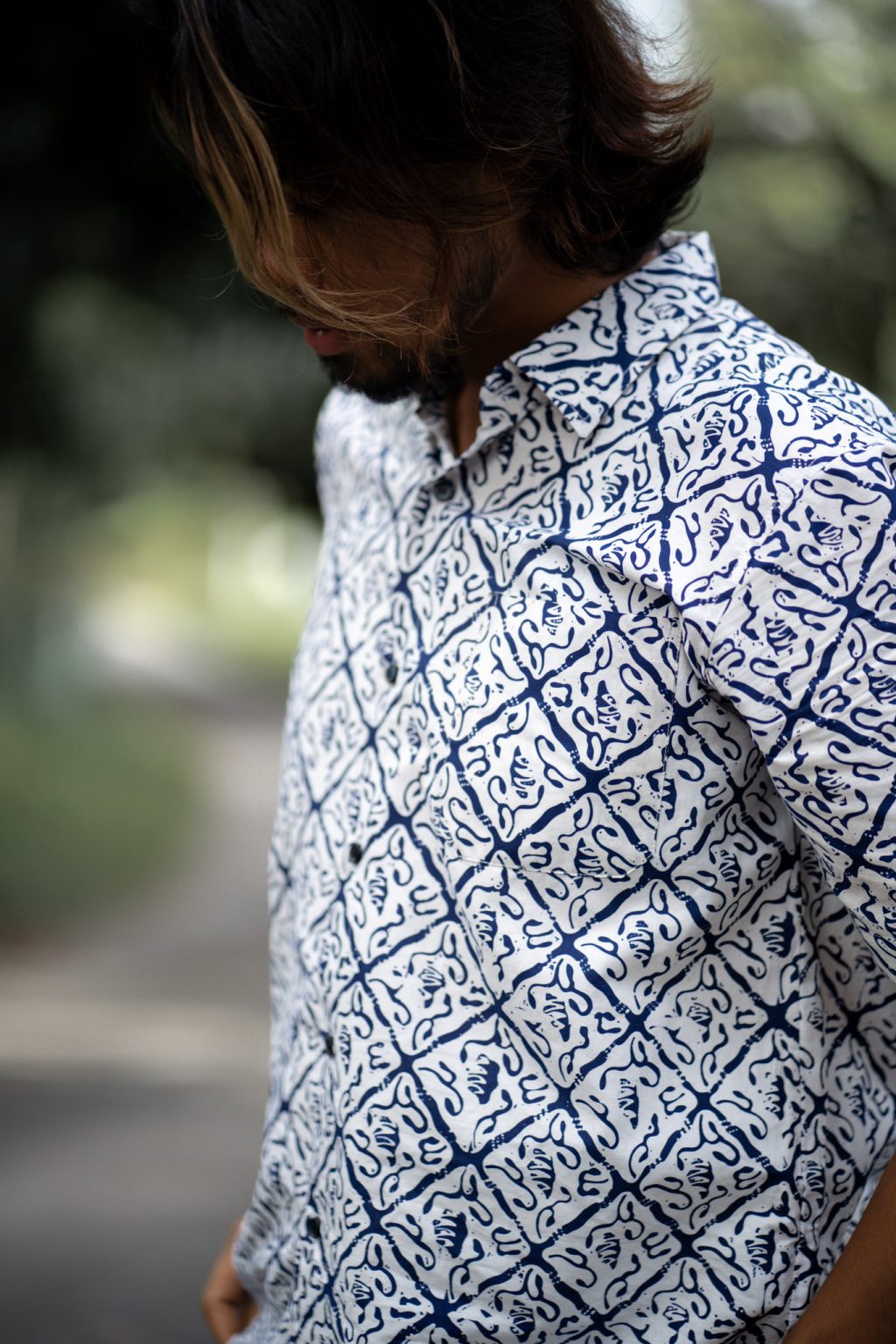 Karang Laut Putih (Manual Handstamp Batik) - Batik By Nusant Connection