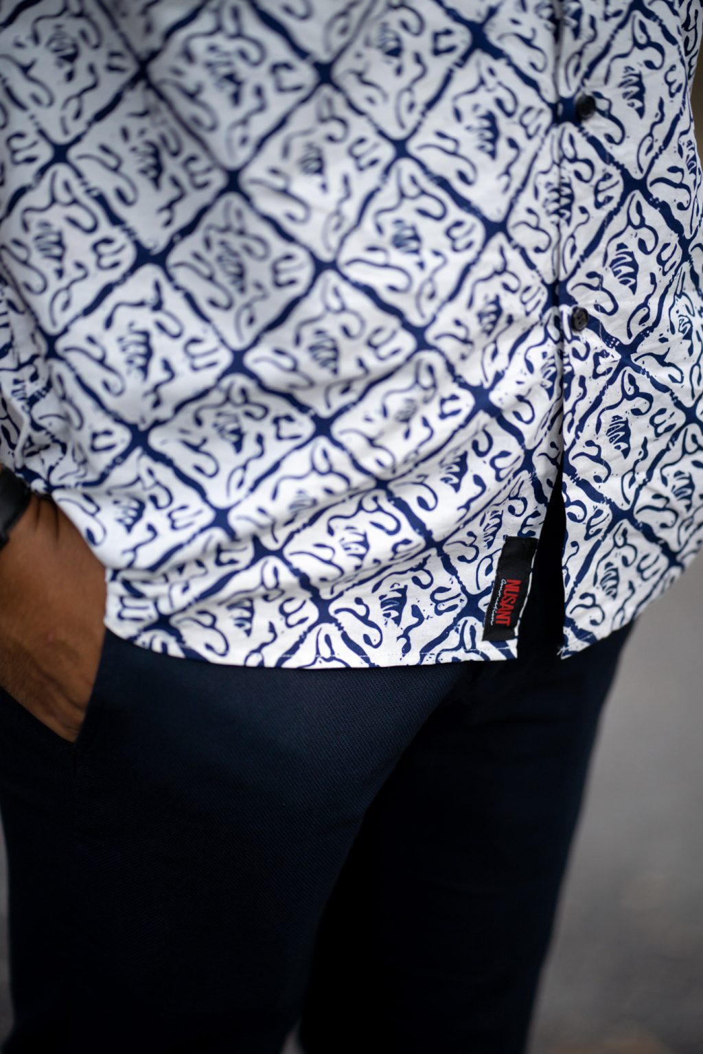 Karang Laut Putih (Manual Handstamp Batik) - Batik By Nusant Connection